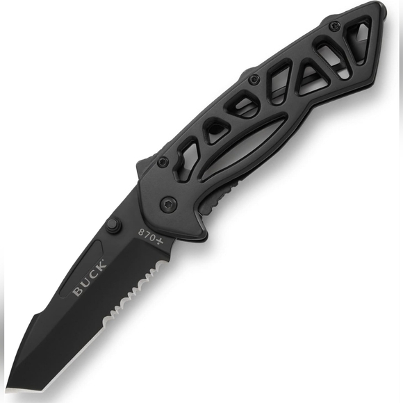 Buck Knife | Other | Buck Knives 870 Bones Partially Serrated Tactical ...